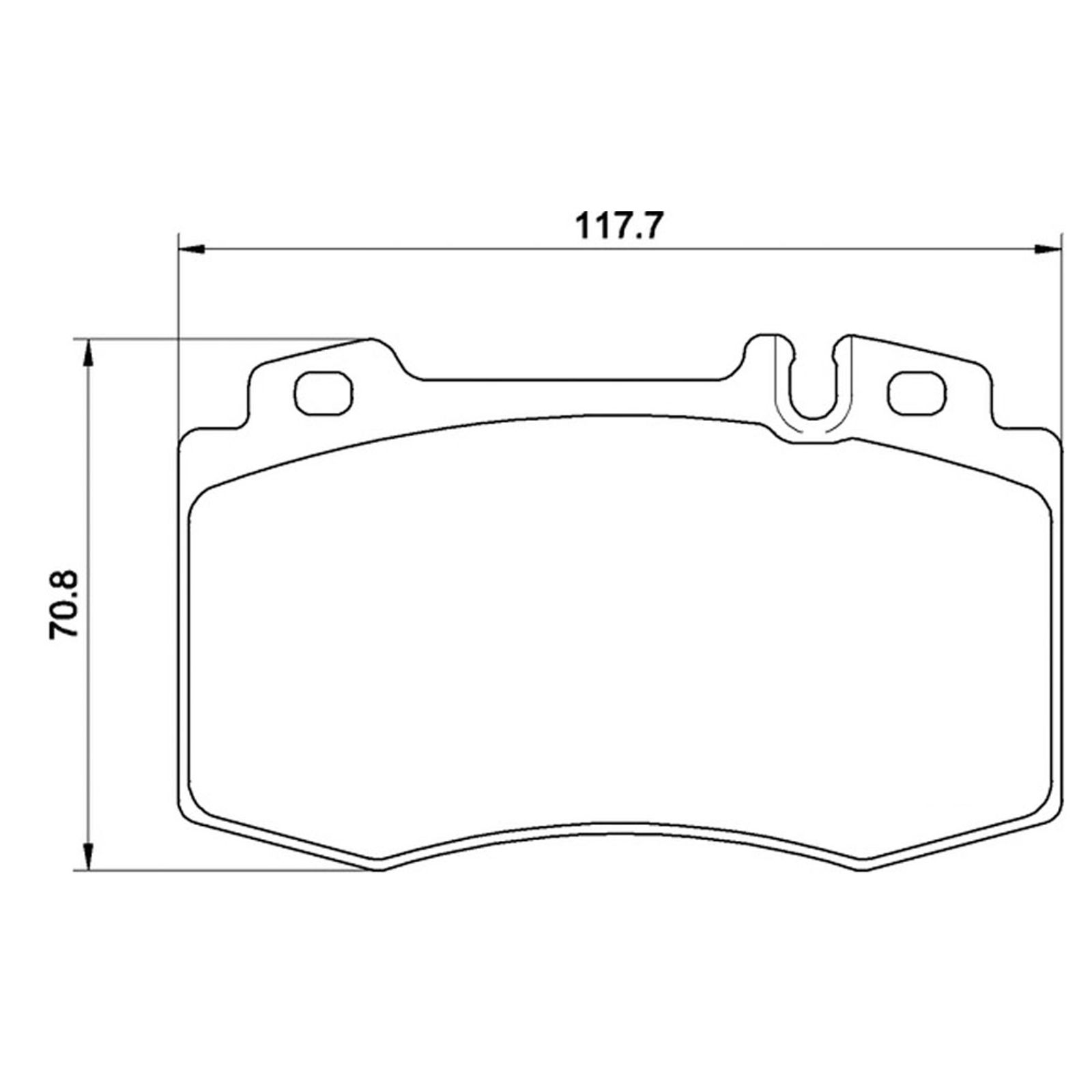 Pastilha Dianteira Mercedes-Benz CLK-500 2003-2007 Importado PDMB0000 ...