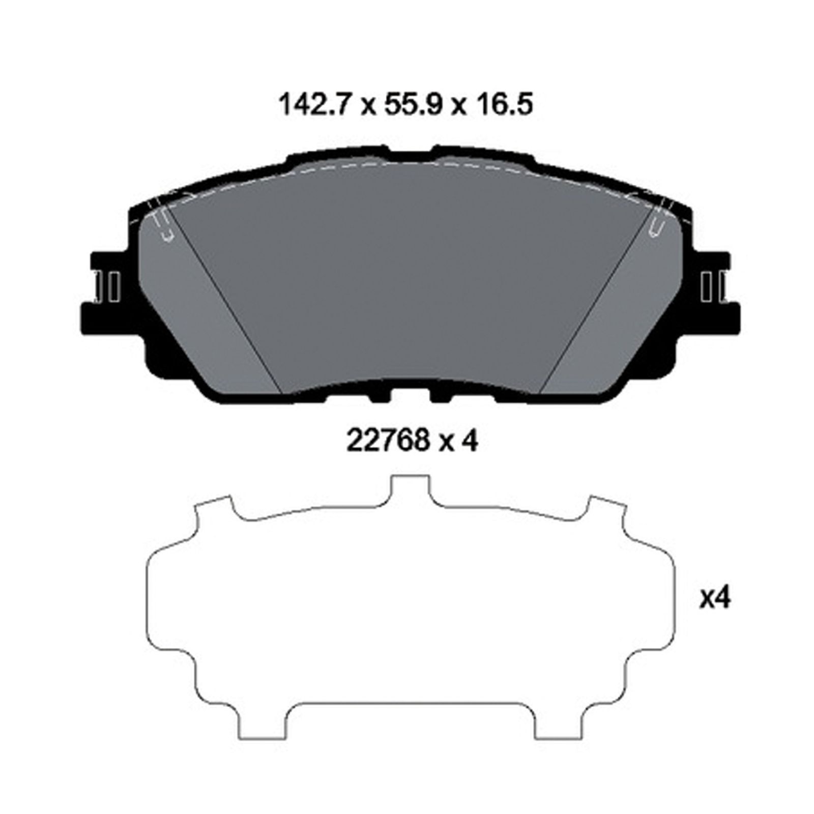 Pastilha Dianteira Toyota Corolla Cross 2021-2023 (XR XRE XRV XRX ...