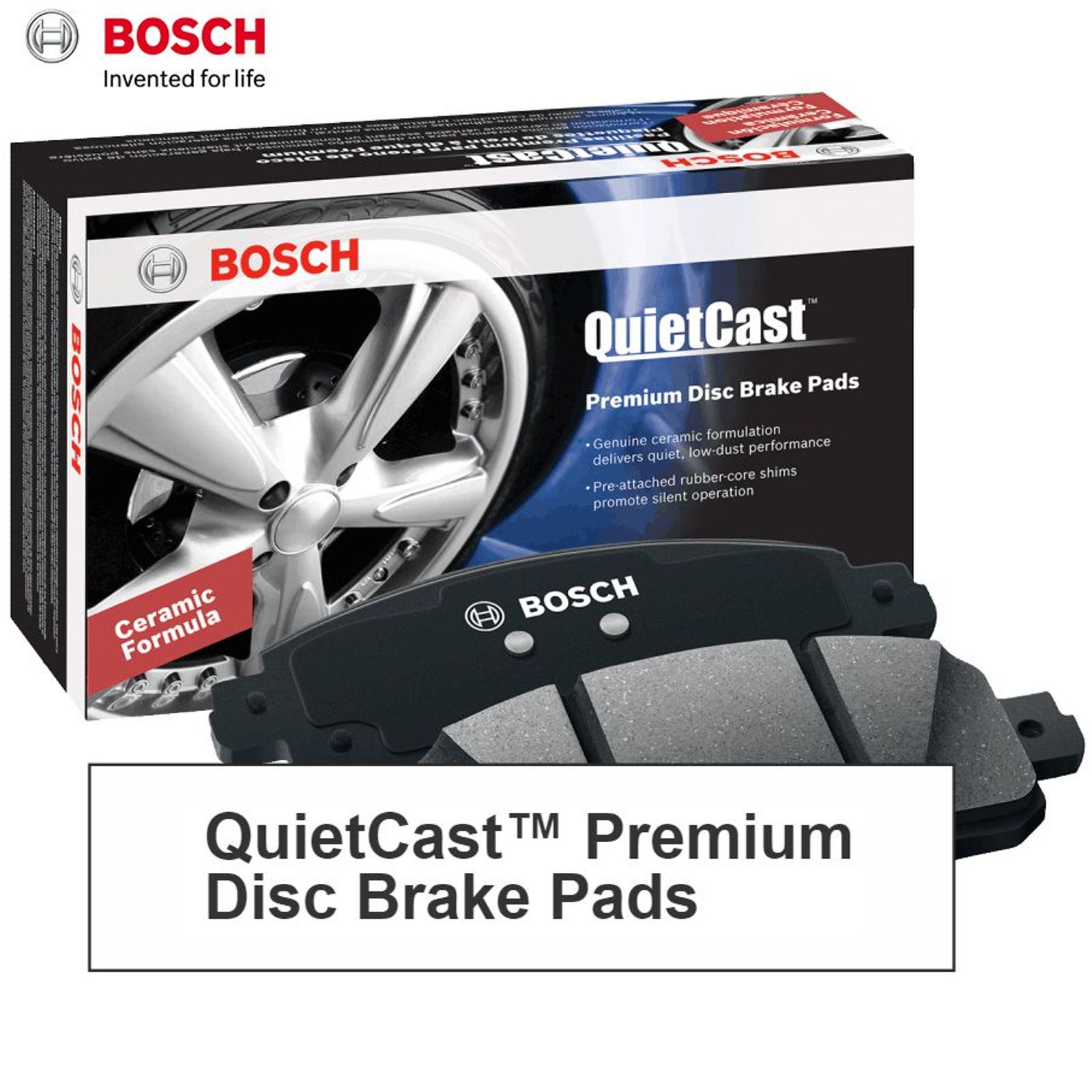 Pastilha Traseira QuietCast Mercedes-Benz C-300 2007-2014 Série W204 ...