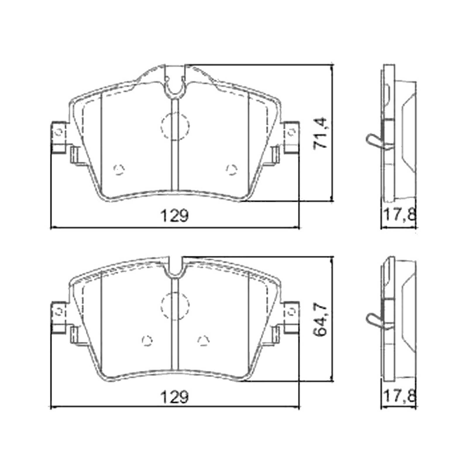Pastilha Dianteira Cêramica Mini Cabrio Cooper S 2016-2018 Série F57 ...