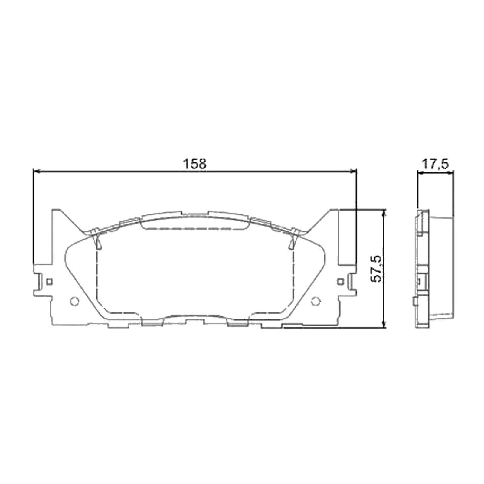 Pastilha Dianteira Cerâmica Toyota Camry 2006-2017 Ferodo PDTY2276 ...