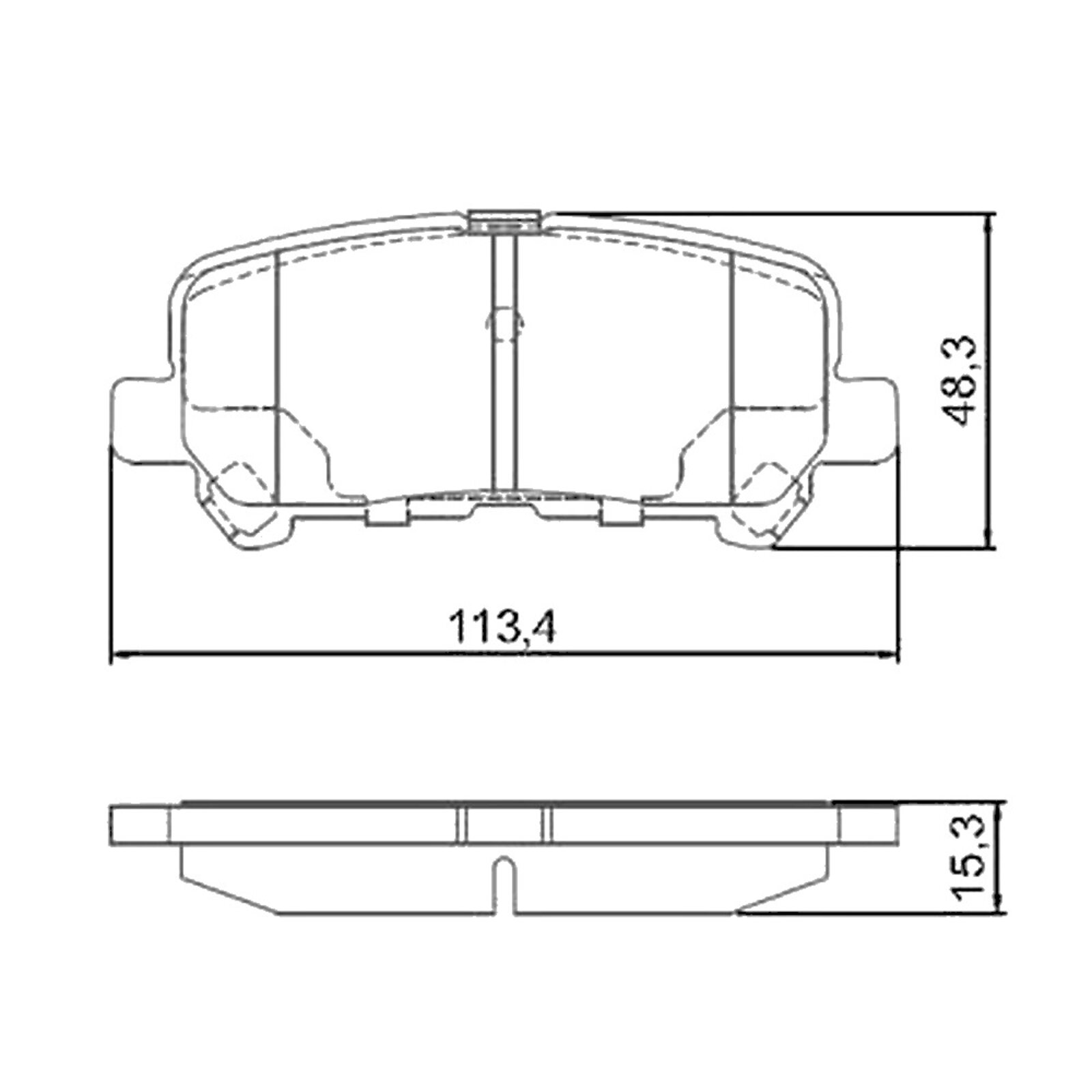 Pastilha Traseira Cerâmica Chevrolet S10 2012-2016 Ferodo PTGM2368 ...