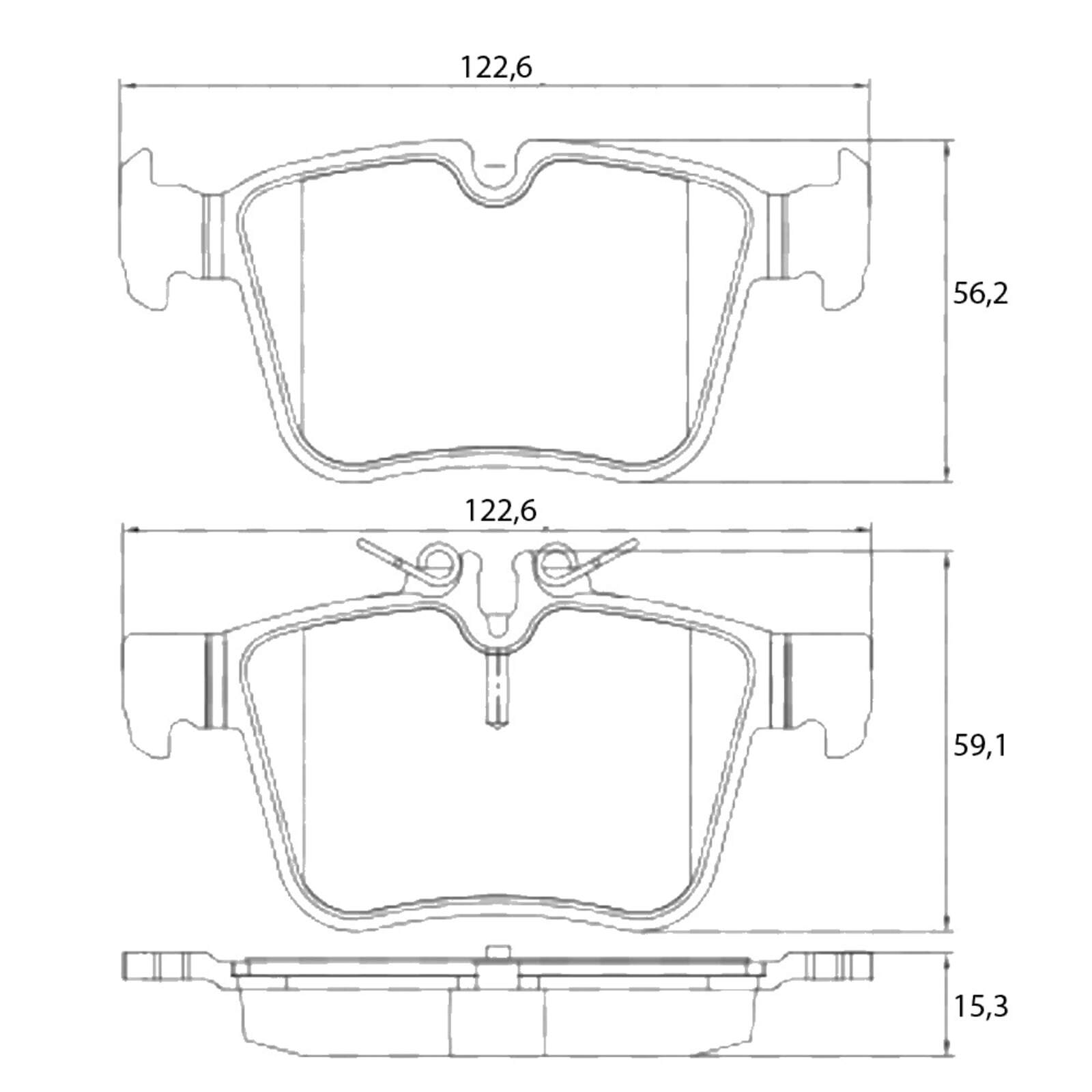 Pastilha Traseira Cerâmica Mercedes-Benz C-180 2014-2019 W205 Ferodo ...