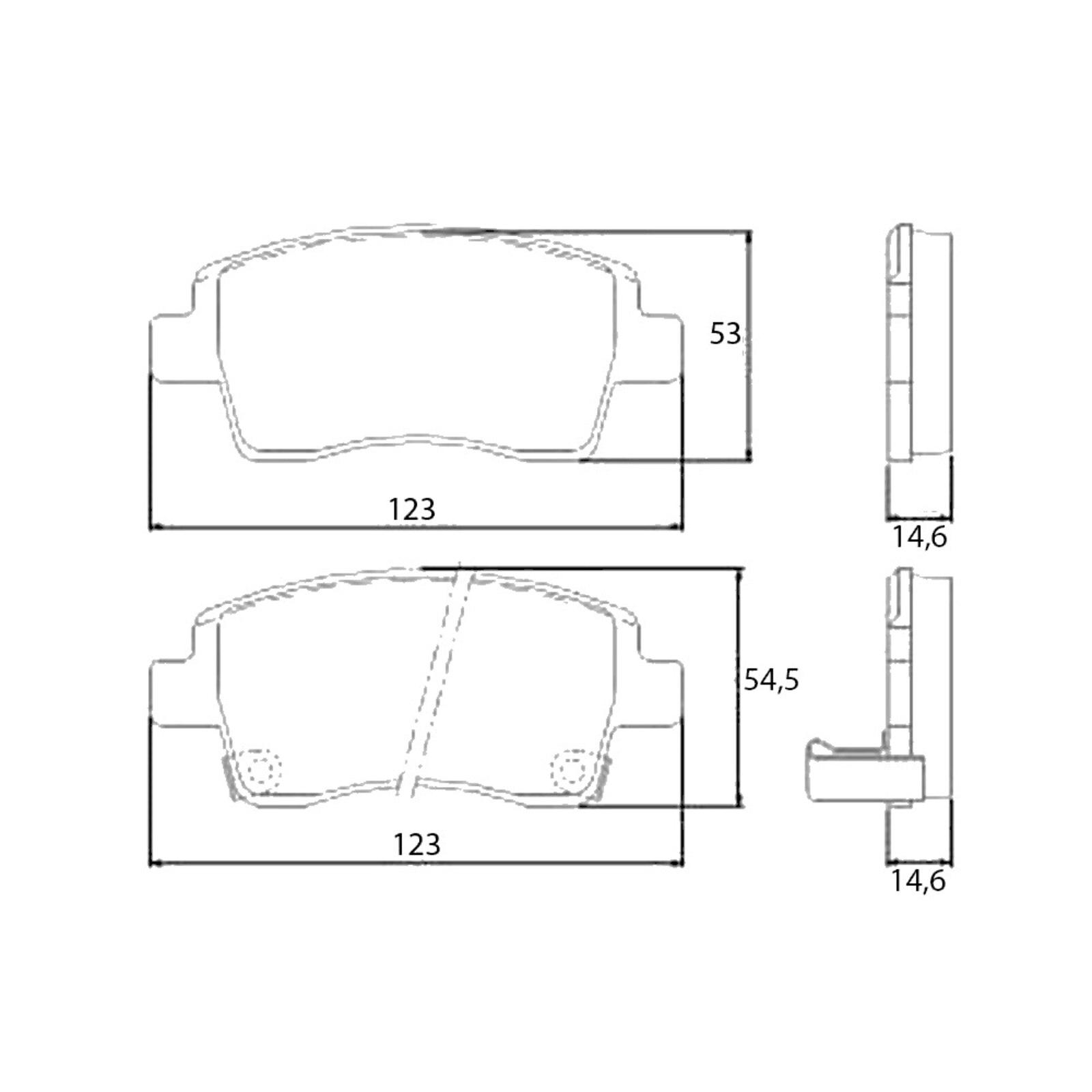 Pastilha Dianteira Cerâmica Toyota Yaris 2019-2022 Fras-le PDTY1438 ...
